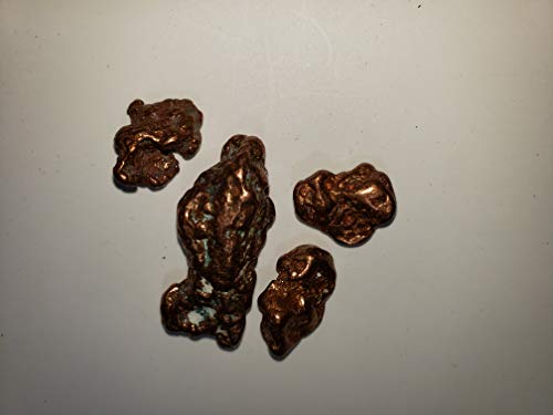 StarStuff.Rocks Premium Pure Natural Solid Copper Nuggets - 2 Ounces - Healing Energy, Mineral, Mental Agility, Grounding, Eurythymy, Metaphysics