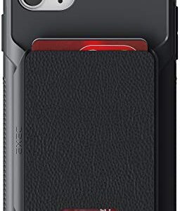 Ghostek EXEC Wallet Phone Case iPhone 11 Pro Max Card Holder Works with Magnetic Car Vent Mounts and Easily Detachable for Wireless Charging Designed for 2019 Apple iPhone 11 Pro Max (6.5inch) (Black)