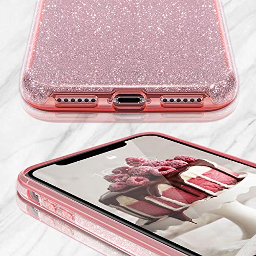 MATEPROX Compatible with iPhone 11 Pro case,Bling Sparkle Cute Girls Women Protective Case for iPhone 11 Pro 5.8 inch(Pink)