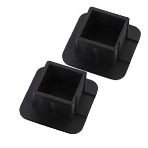 XSTRAP STANDARD 2PCS Trailer Hitch Cover 2 inches Black Receiver Tube Trailer Hitch Plug