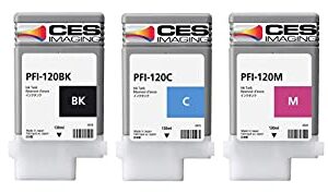 Replacement Canon PFI-120 130ml Ink Tank Set PFI-120MBK PFI-120BK PFI-120C PFI-120M PFI-120Y in Retail Package