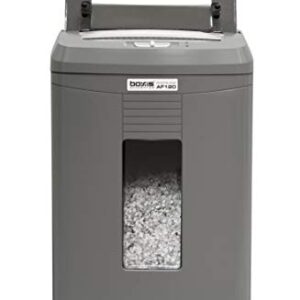 BOXIS AutoShred® 120-Sheet Auto Feed Microcut Paper Shredder (AF120)