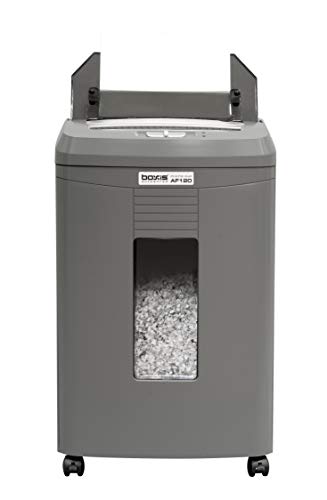 BOXIS AutoShred® 120-Sheet Auto Feed Microcut Paper Shredder (AF120)