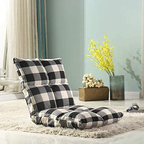 GYDJBD Single Lazy Sofa, Floor Sofa Balcony Bay Window Chair Bed Backrest Bedroom Folding Sofa