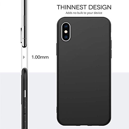 Case for TCL 10 SE, KJYF Black Shockproof Bumper Cover, 360° Drop Protection Case Full Body Ultra-Thin Soft Silicone Cover + Case for TCL 10 SE Case 6.52 Inch - WMA13