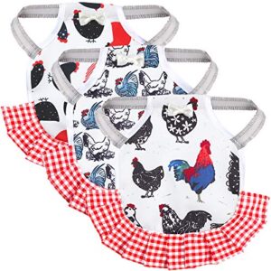 petknows chicken saddles, hen apron with elastic straps, suitable for small, medium and large hens, hen care supplies