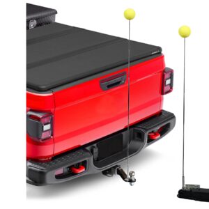 JOUNJIP Taller Magnetic Trailer Hitch Alignment Kit - Upgraded Trailer Hitch Accessories for Boat, Camper, Horse Trailer, RV Hitching and Towing- Adjustable Guide Poles Extend Up to 52" - 2 pcs