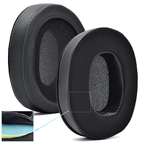 Earpad Repair Parts Suit Replacement Cooling Gel Ear Pad and Headband Pad Compatible with Audio Technica M30 M40 M50 M50X M50S M40X Headphone