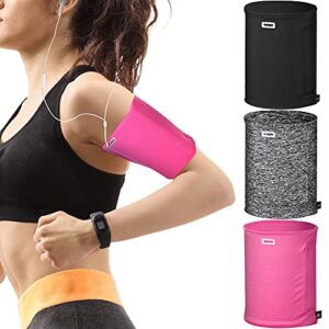 3 pieces phone armband running armband phone sleeve for running arm bands for cell phone running phone holder arm bands for running walking hiking jogging travel