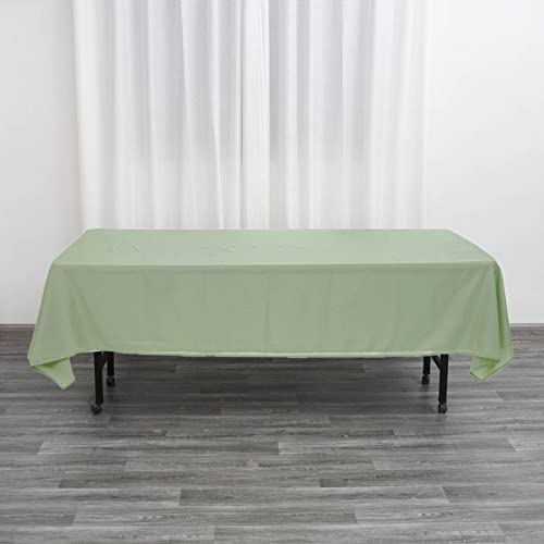 Efavormart 60x102 SAGE Wholesale Linens Rectangle Polyester Tablecloths Banquet Table Linen Wedding Party Restaurant Tablecloth