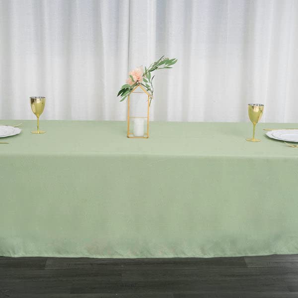 Efavormart 60x102 SAGE Wholesale Linens Rectangle Polyester Tablecloths Banquet Table Linen Wedding Party Restaurant Tablecloth