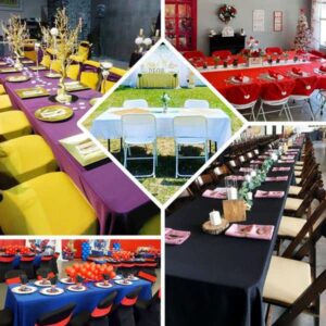 Efavormart 60x102 SAGE Wholesale Linens Rectangle Polyester Tablecloths Banquet Table Linen Wedding Party Restaurant Tablecloth