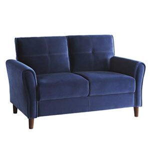 lexicon morgan living room loveseat, blue