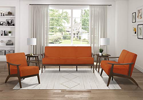 Lexicon Savry Living Room Sofa, Orange