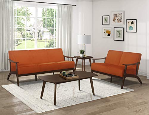 Lexicon Savry Living Room Sofa, Orange