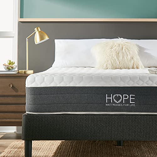 12" DreamZone Cooling Hybrid, Ultra-High Density Gel Memory Foam, Breathable, Okeo-Tex & CertiPUR US Certified Materials/Bed in A Box/Full-Size Mattress by Hope