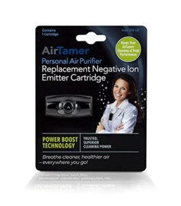 airtamer personal air purifier replacement negative ion emitter cartridge - made for airtamer model a320 (black)