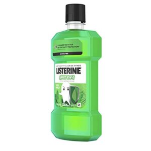 Listerine Smart Rinse Kids Fluoride Anticavity Mouthwash, Mint Shield Flavor, 500 mL