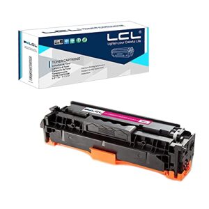 lcl remanufactured toner cartridge replacement for hp 304a cc533a cp2020 cp2025 cp2025dn cp2025n cp2025x cm2320 cm2320fxi cm2320n cm2320nf (1-pack magenta)