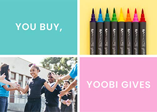 Yoobi White Unicorn Ballpoint 2-Pack Pens | Set of 2 | Fun, Trendy Writing for School, Desk, Work | Black Ink | 0.8mm Medium Tip (YOOB3192249)