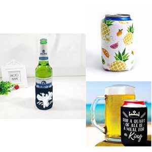 20Pack Can Coolers Drink Coolers Sublimation Blanks DIY Custom Cooler for Cans and Bottles,Perfect For BBQ,Weddings,Parties White Heat-Goo