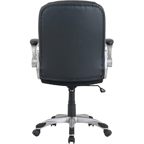 LYS Soho Flip Armrest Mid-back Leather Chair