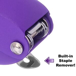 Aria-Plus Half-Strip Mini Stapler (Purple)