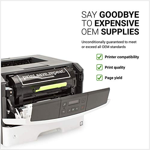 Print.Save.Repeat. Lexmark 71B1HK0 Black High Yield Remanufactured Toner Cartridge for CS417, CS517, CX417, CX517 Laser Printer [6,000 Pages]