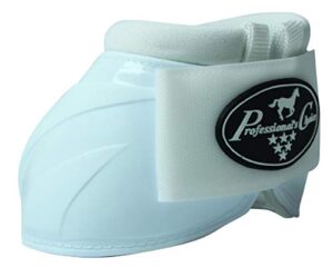 professional's choice horse equine overreach ballistic spartan ii bell boots white (medium)