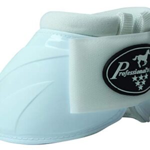 Professional's Choice Horse Equine Overreach Ballistic Spartan II Bell Boots White (Medium)