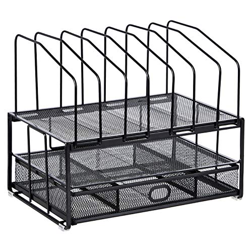 Amazon Basics Mesh Seven Slot File Organizer