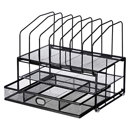 Amazon Basics Mesh Seven Slot File Organizer