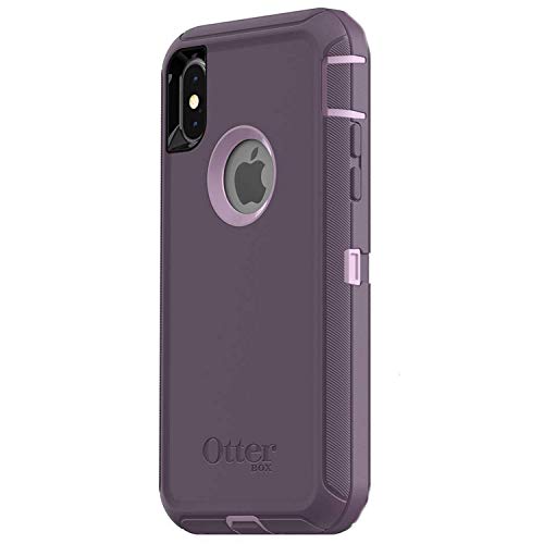 OtterBox Defender Series Case for iPhone X & iPhone Xs (ONLY), Case Only - Bulk Packaging - Purple Nebula (Winsome Orchid/Night Purple)