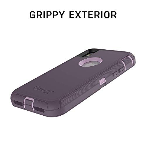 OtterBox Defender Series Case for iPhone X & iPhone Xs (ONLY), Case Only - Bulk Packaging - Purple Nebula (Winsome Orchid/Night Purple)