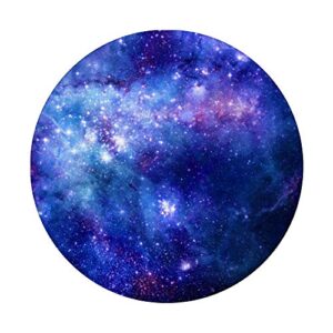 Space Pop socket Galaxy Nebula Blue White Purple PopSockets PopGrip: Swappable Grip for Phones & Tablets