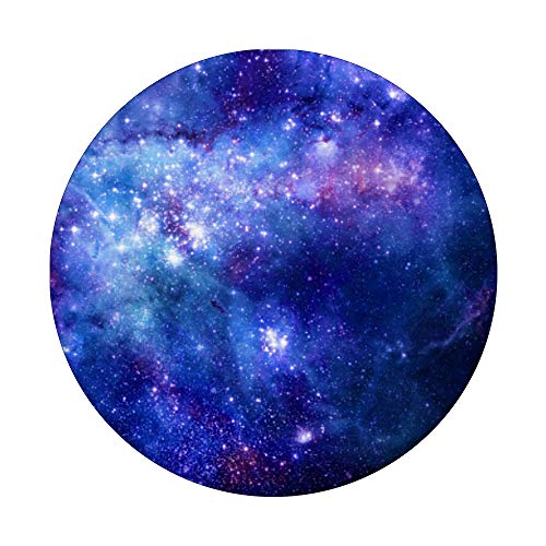 Space Pop socket Galaxy Nebula Blue White Purple PopSockets PopGrip: Swappable Grip for Phones & Tablets