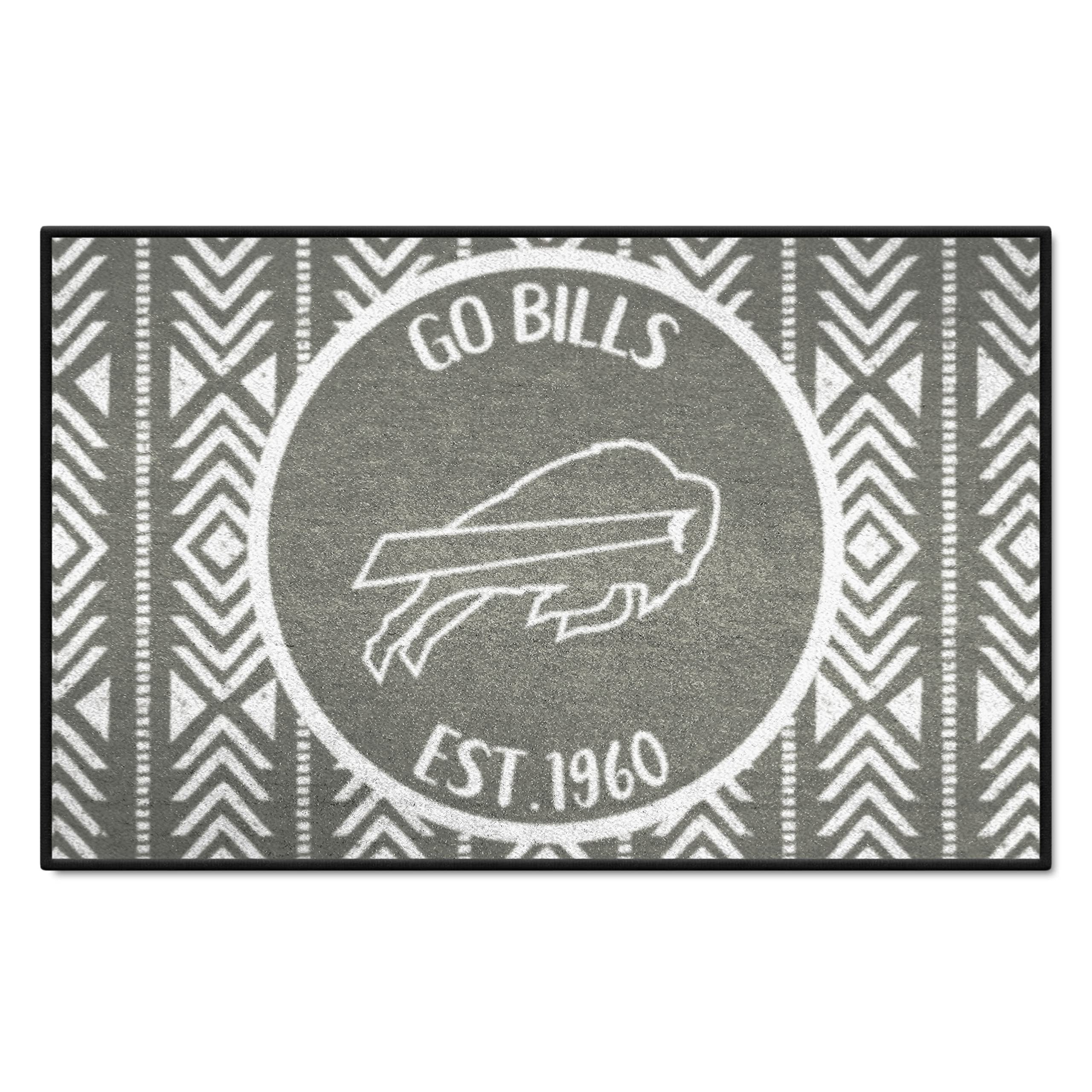 FANMATS 26161 Buffalo Bills Southern Style Starter Mat Accent Rug - 19in. x 30in. | Sports Fan Home Decor Rug and Tailgating Mat