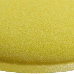 Polyte Foam Detailing Applicator Pad (Yellow, 8 Pack, 4.3 in)