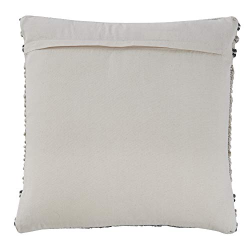 Signature Design by Ashley Ricker Boho Accent Throw Pillow, 20 x 20 Inches, Light Brown & Gray