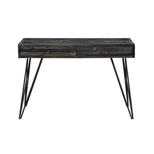 Coast to Coast Aspen Court Herringbone Two Drawer Writing Desk