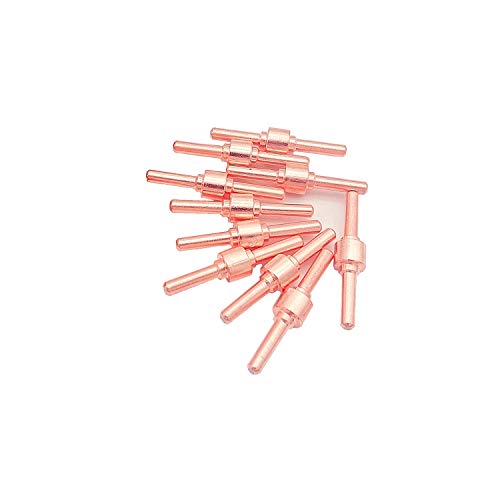 Donwind 80pcs PT-31 JG-40 WSD-LG40 Plasma Electrode Tips Nozzle Extended Shroud Shield Cup Kit Fit Cut 50D 50 40 Plasma Cutter