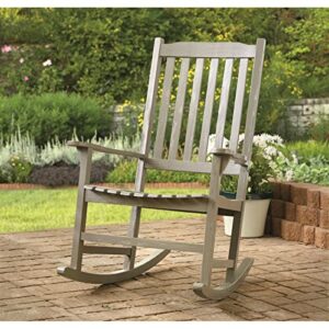 CASTLECREEK Oversized Wooden Rocking Chair, Camping Rustic Wood Rocker Chair for Patio, Porch, Living Room, Indoor and Outdoor, Heavy-Duty 400 lb Capacity, Navy