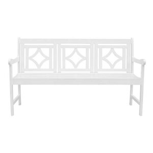 Vifah Bellevue Outdoor Patio Diamond 5-foot Bench