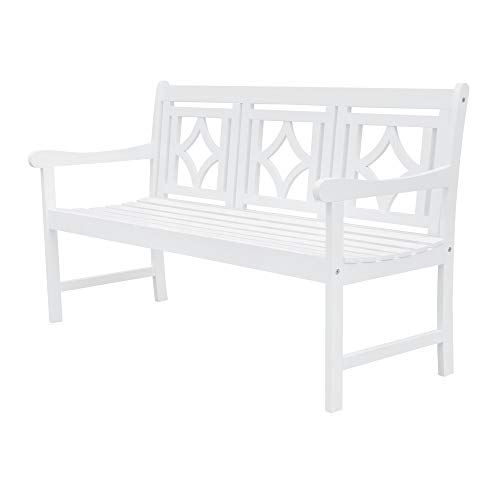 Vifah Bellevue Outdoor Patio Diamond 5-foot Bench