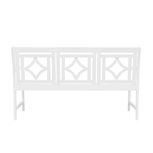 Vifah Bellevue Outdoor Patio Diamond 5-foot Bench