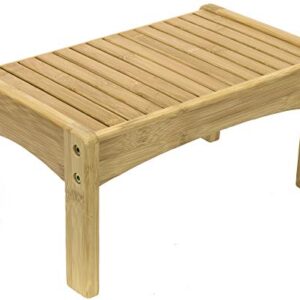 Sorbus Small Bamboo Step Stool - Wooden Foot Rest Stool & Potty Training Stool for Kids Toddlers