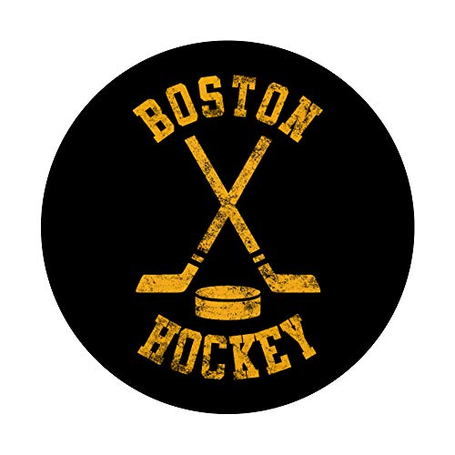 Vintage Boston Hockey PopSockets PopGrip: Swappable Grip for Phones & Tablets