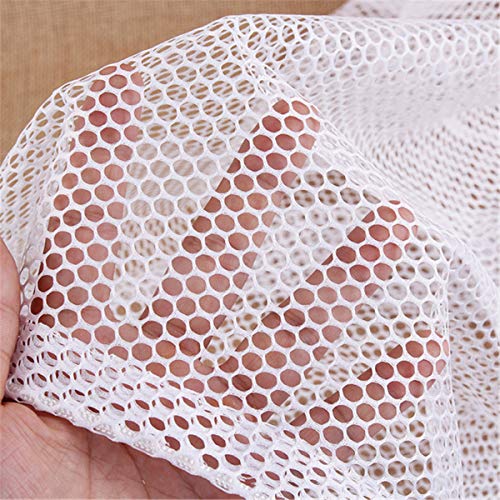 3 Pcs Commercial Mesh Laundry Bag - 20" x 28" - Sturdy white Mesh Material With Drawstring Closure. Ideal Machine Washable Mesh Laundry Bag For Factories, College, Dorm and Apartment Dwellers