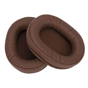 oriolus earpads ear cushions replacement for headphones audio-technica ath-msr7 ath-m50x ath-m20 ath-m40 ath-m40x sx1 headphones (brown)