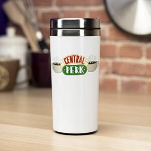 Paladone FRIENDS Central Perk Travel Mug, Insulated Stainless Steel, 450ml